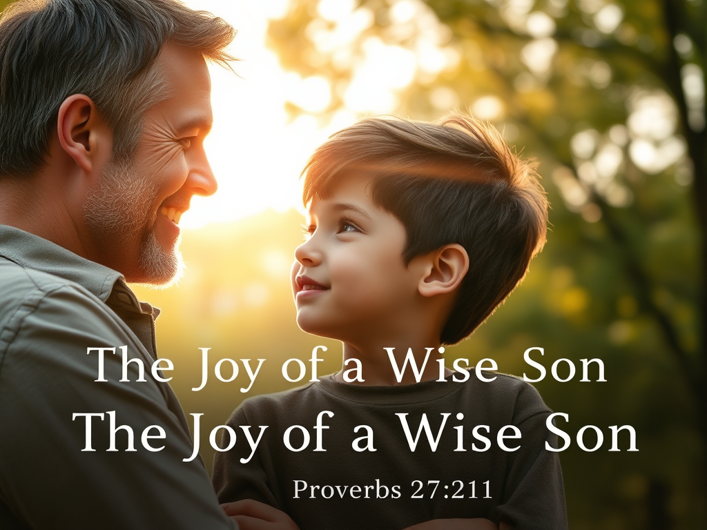 The Joy of a Wise Son: Proverbs 27:11 – Prospering Pathway
